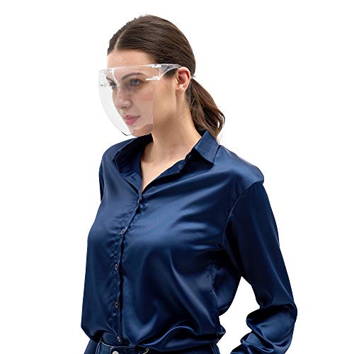 Kenneth Cole Goggle-Style Face Shield with 180° Safety Coverage - Anti-Fog Visor Design to Look Futuristic