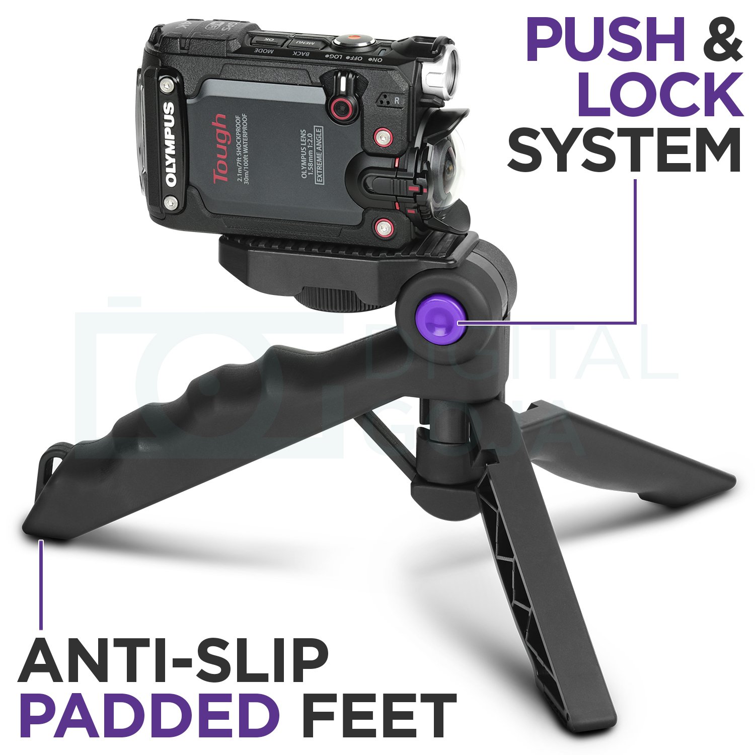 Altura Photo Tripod for DSLR & Mirrorless Cameras - Camera Stabilizer Holder for Canon, Nikon, Sony, Fujifilm, Olympus, Panasonic and More