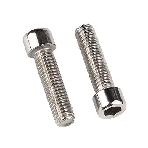 L-A 0.8mm Pitch M5x40mm Stainless Steel Hex Socket Head Cap Screws Bolts (25Pcs)