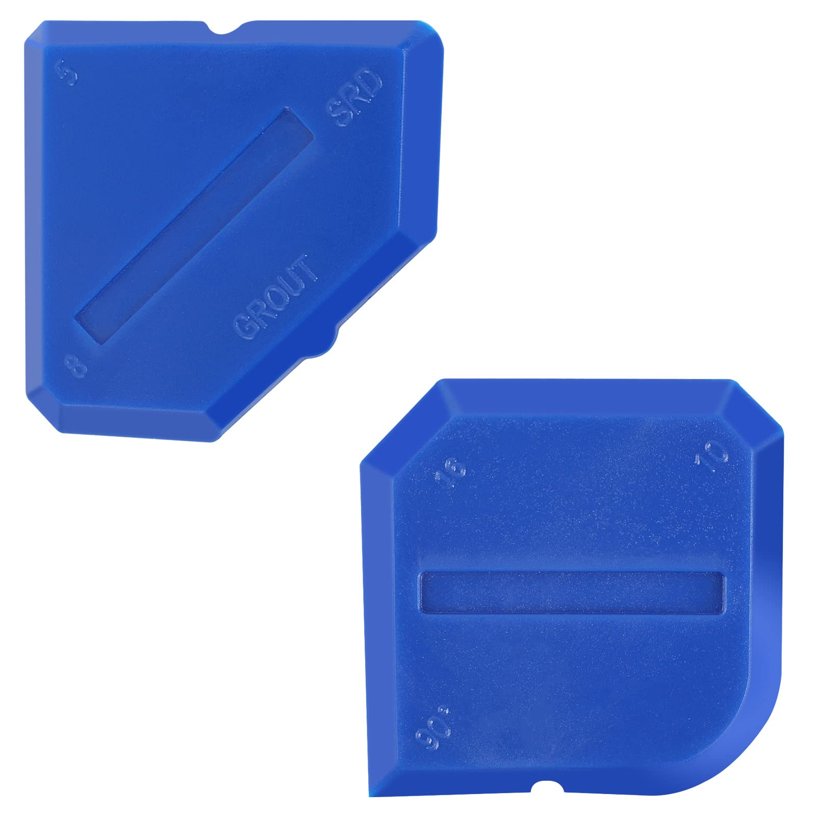 2 PCS Silicone Caulking Tool Set Sealant Finishing Tool Portable Sealant Scraper Sealant Reuse Grout Scraper for Kitchen Bathroom Floor Caulking, Cleaning, Sealing