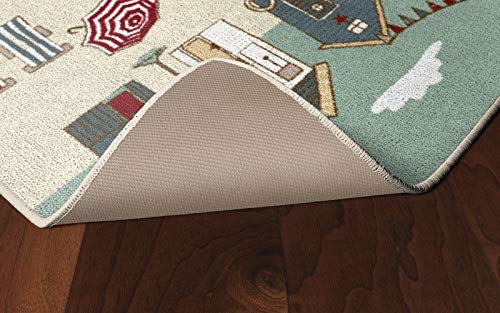 Brumlow MILLS Better at The Beach Indoor or Outdoor Area Rug for Kitchen, Bedroom Door Mat, Entryway Rug, 20" x 34"