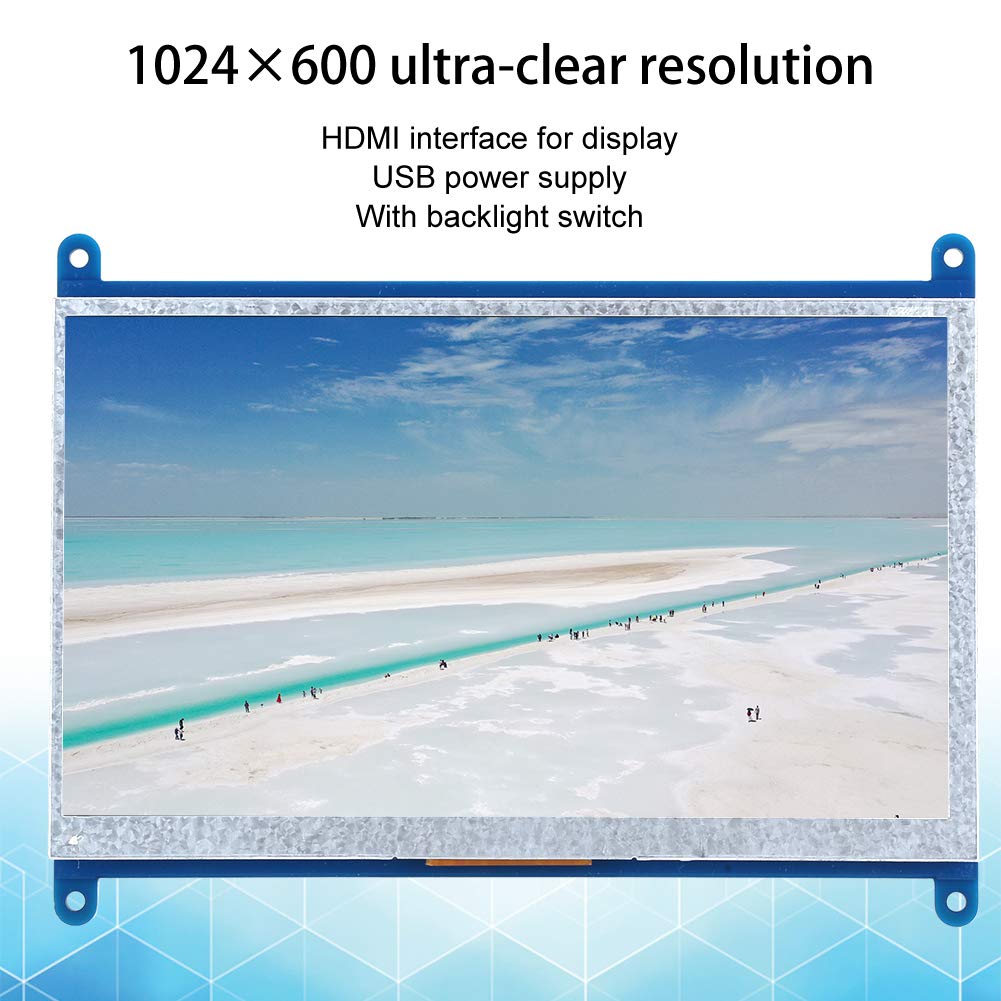 eboxer-1 Display Screen for Raspberry Pi, HD Display Screen, Strong and Durable for Computer Monitor