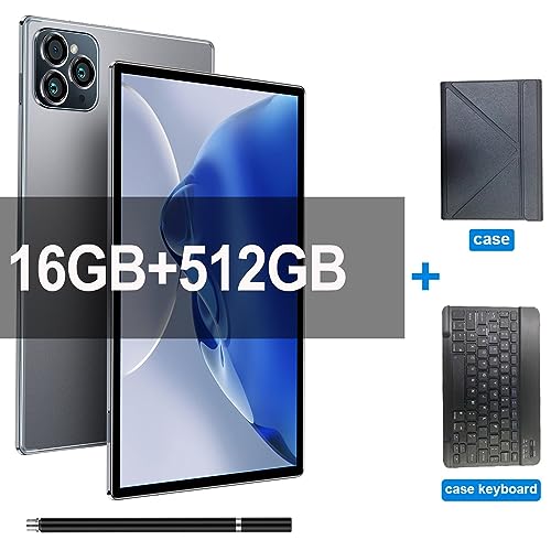 2023 New Tablet Android S23 Ultra 10.1 Inch HD 16G+512GB Global Tablette 5G Dual SIM Card or WiFi Google Play Tablets for Laptop Blue 8G 256G