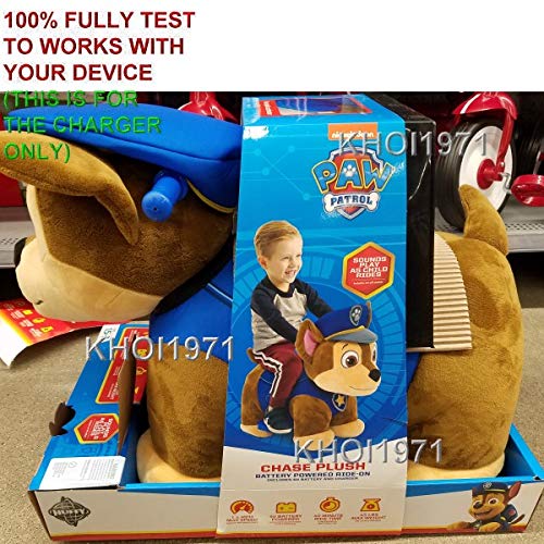 KHOI1971 Wall Charger AC Adapter Power Compatible with Huffy 19089 PAW Patrol Chase Plush Ride on 6V-Volt Battery