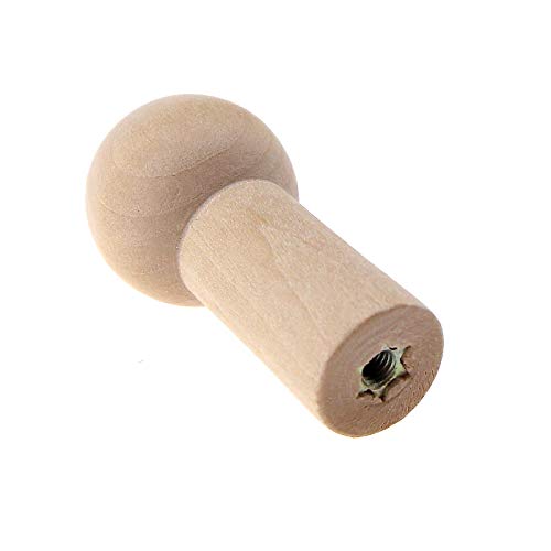 Creative-Idea 10 Pack Adhesive Hooks Wooden Hat Hooks Storage Wall Mounted Coat Hanging Hook Towel Keys Door Wardrobe Closet Kitchen Bathroom