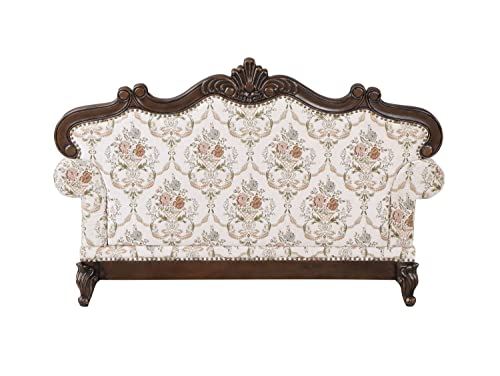 Acme Furniture Nayla Love Seats, Beige, Cream, Walnut