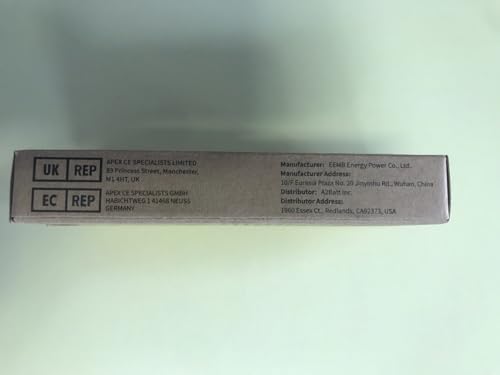 EEMB Lithium Polymer Battery 3.7V 1100mAh 603449 Lipo Rechargeable Battery with Wire JST 2.0mm Connector for Speaker and Wireless Device- Confirm Device & Connector Polarity Before Purchase
