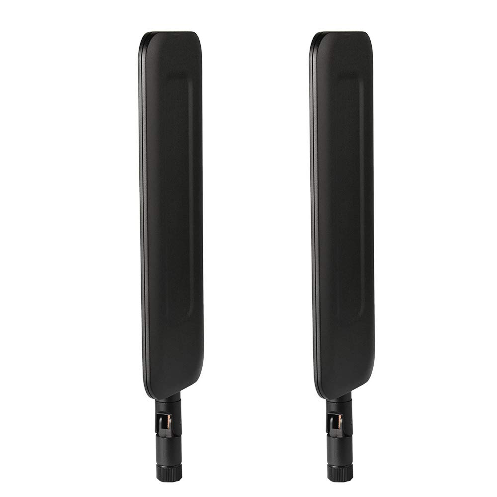 Eightwood Wide Band 4G LTE Dipole Antenna SMA Male Compatible with Outdoor HCO Spartan Cellular Hunting Game Trail Cameras (2-Pack)
