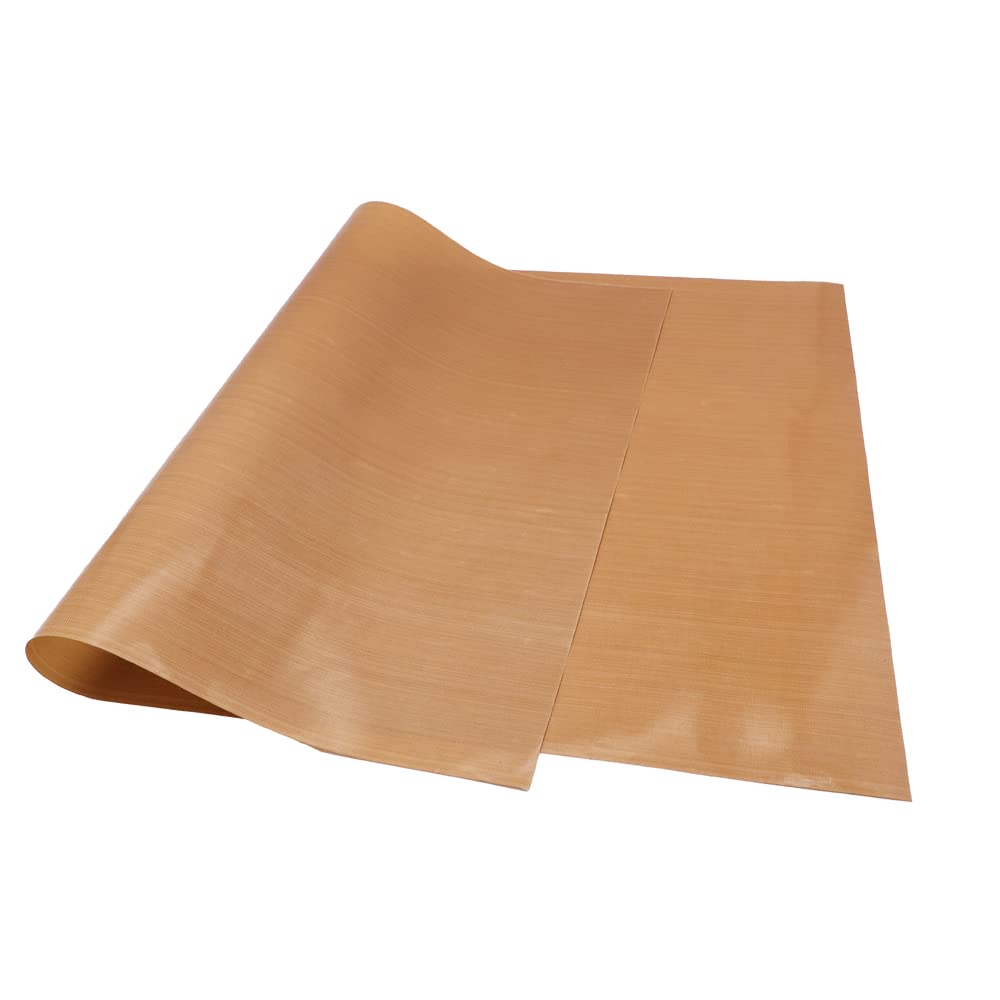 39" x 5 Yard PTFE Fiberglass Fabric Sheet Roll PTFE-Coated Fabrics Sheet Roll Sublimation Heat Resistant PTFE Rolls for Heat Press Transfer, 5Mil Thickness
