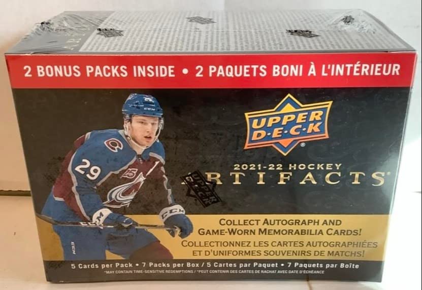 2-Pack NHL 2021-22 Artifacts Hockey Trading Card Blaster Box