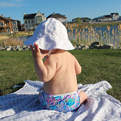 ALVABABY Swim Diapers 2pcs Reuseable Adjustable or Baby Gifts & Swimming Lessons DYK39-40 Small (Pack of 2)