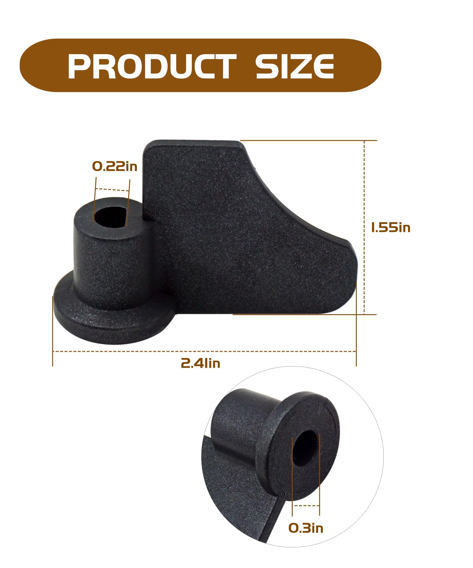 2pcs Bread Machine Kneading Paddle Replacement Parts fits for Oster CKSTBRTW20 Bread Machine