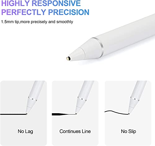 Active Stylus Pen Compatible with Amazon Kindle Fire HD 7 (2013 Release),8.9 (2012 Release)/ 10 Plus (2021 Release)/ 6 (2014 Release) - Digital Capacitive Touch Rechargeable Palm Rejection