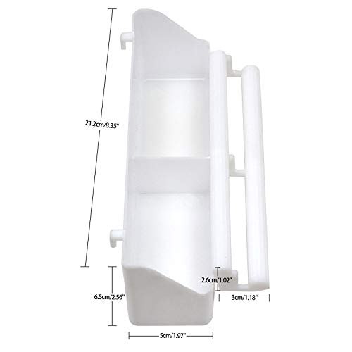 Pet Water Feeder Cup, 2 Pieces Bird Food Bowl Cups White Bird Water Dispenser for Poultry Pigeon Quail Cage