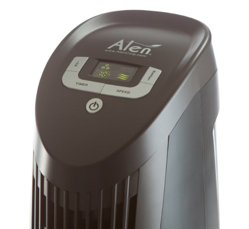 Alen T500 Air Purifier, Quiet Air Flow for Large Rooms, 500 SqFt, Portable Air Cleaner for Allergens, Dust, Pollen, Pet Dander, in Black