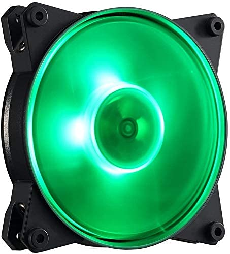 Cooler Master MasterFan Pro 140 Air Pressure RGB- 140mm Static Pressure RGB Case Fan for 4-Pin 12V, Computer Cases CPU Coolers and Radiators