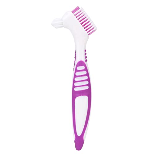 2pcs Denture Cleaning Brush Oral Care Double Sided Toothbrush Removes PlaqueOral Care,Denture Brush