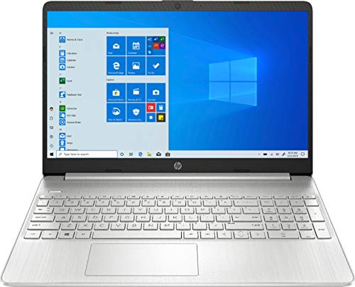 HP Business 15 Laptop Computer 15.6" FHD Anti-Glare Display AMD Hexa-Core Ryzen 5 5500U (Beats i7-10510U) 32GB RAM 1TB SSD USB-C HD Webcam Win10 Pro Silver + HDMI Cable