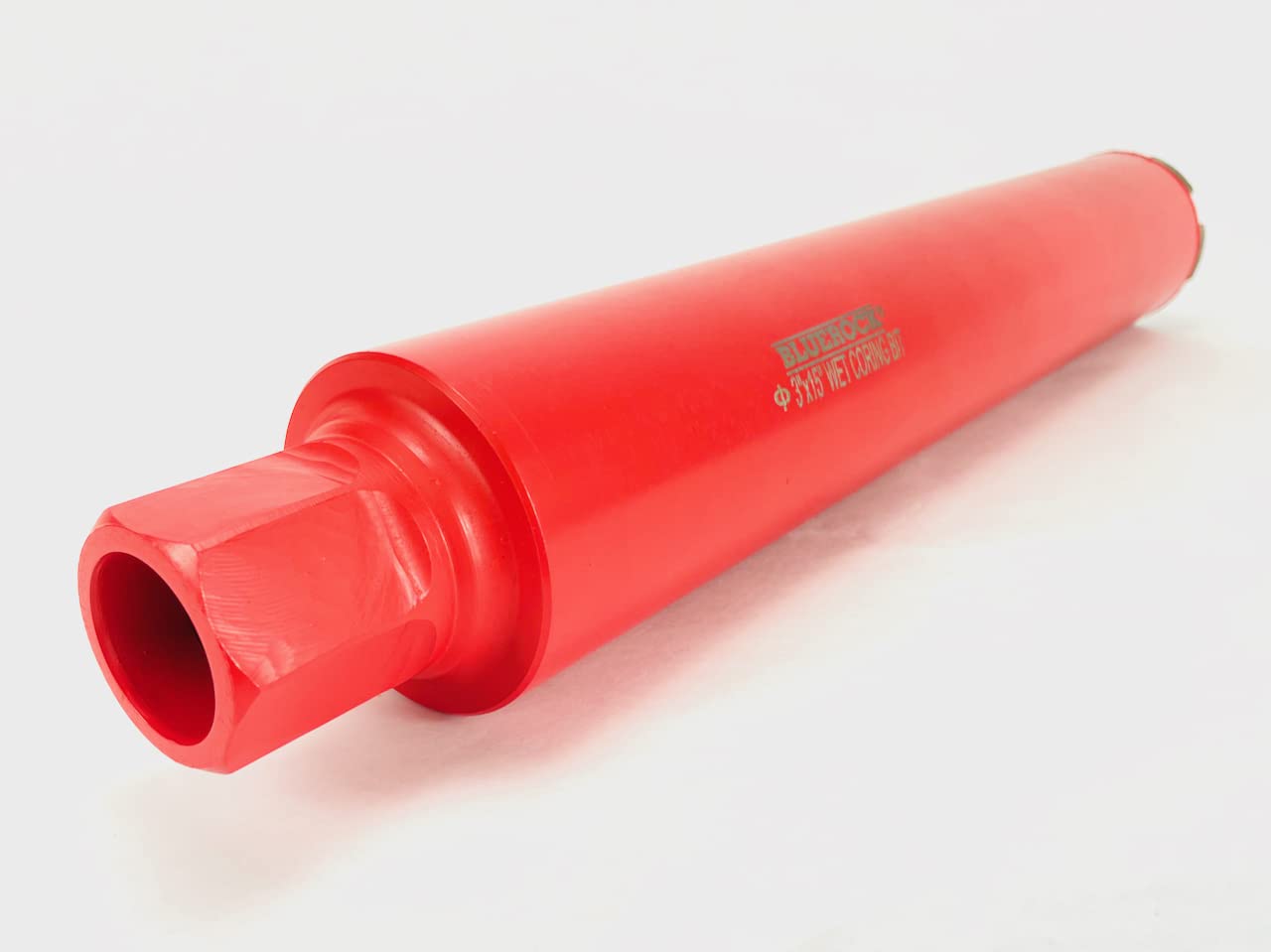 3" Inch Diamond WET Core Drill Bit 1-1/4” Threaded by BLUEROCK Tools for Concrete Rebar Asphalt Brick Rock Masonry Hole Barrel Coring