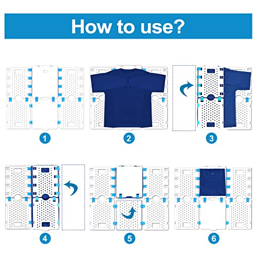 BoxLegend Shirt Folding Board Easy to Fold Clothes Folding Board Sturdiness Clothes Folder Durability T Shirt Folder Board Wrinkle Free Shirt Folding Board Adult V4