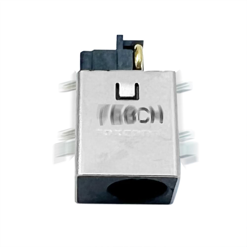 Huasheng Suda DC Power Jack Charging Port Socket Plug for MSI GF63 9SC 9RCX 9SCXR MS-16R3 MS-16R4 MS-17F2 MS-17F3/9SC Thin 9SD-004 10SDR-645 MS-16W1 GF75 Thin 8RC/GF65 Thin/MS-16V1 Gaming Laptop