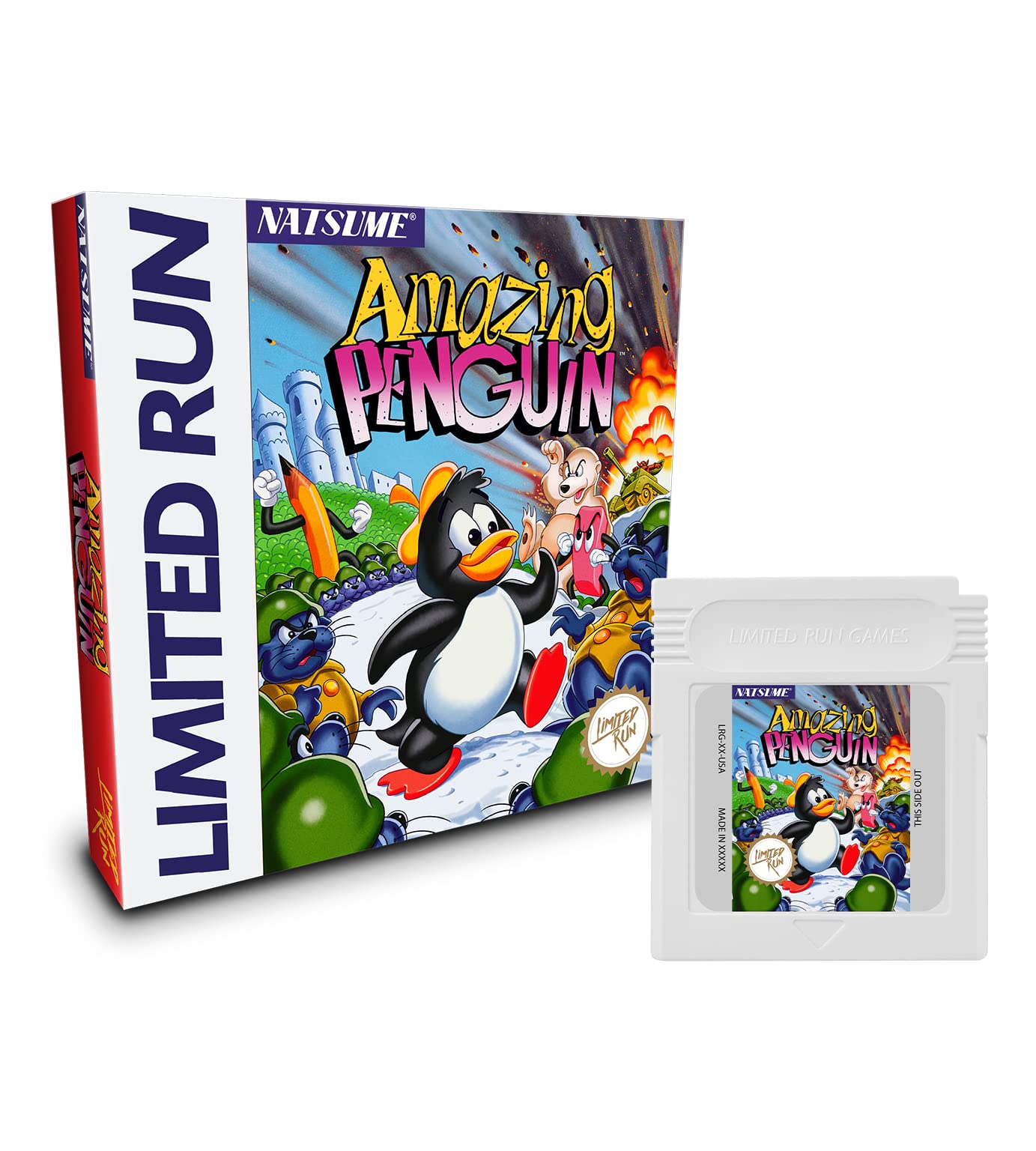 Amazing Penguin (Limited Run) - Game Boy