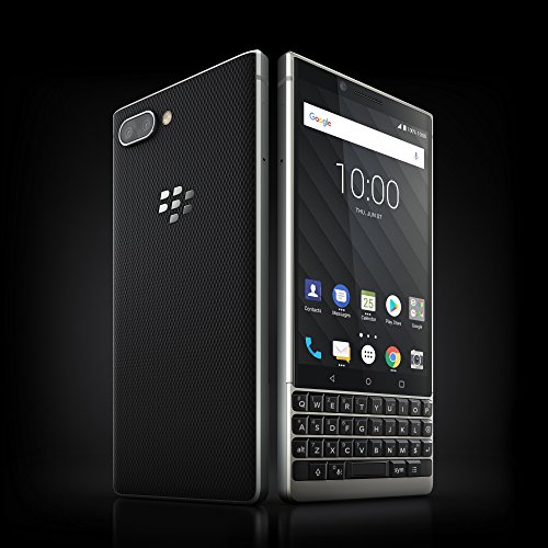 BlackBerry KEY2 64GB (Single-SIM, BBF100-1, QWERTY Keypad) (GSM Only, No CDMA) Factory Unlocked SIM-Free 4G/LTE Smartphone - International Version (Black) - No warranty in the USA