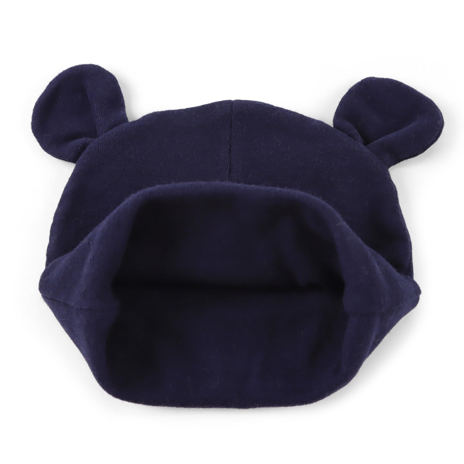 PESAAT Newborn Hospital Hat 0-12Months Preemie Boys Girls Beanie Solid Infant Baby Hats Autumn Winter (4Pack-A, 0-6 Months)