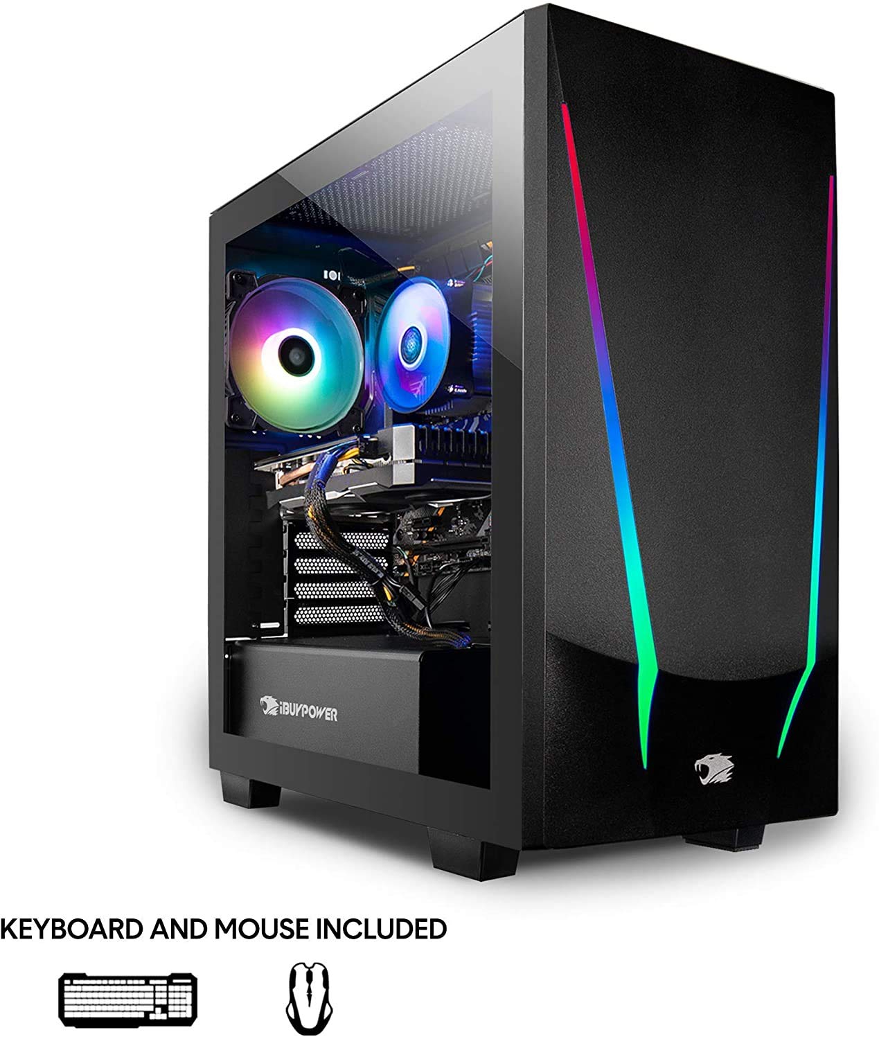 iBUYPOWER Pro Gaming PC Computer Desktop Trace 4 (AMD Ryzen 5 3600 3.6GHz, GeForce GT 730 2GB, 8GB DDR4 RAM, 240GB SSD, WiFi Ready, Windows 10 Home w/Tstar Mousepad