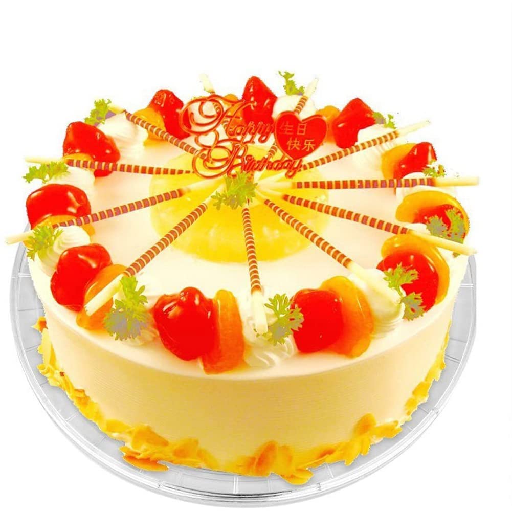 1PC Clear Acrylic 6inch Turntable Mini Turntable Organizer Round Swivel Plate Clear Rotating Tray Small Revolving Base for Spice Rack Table Cake Kitchen Pantry Decorating