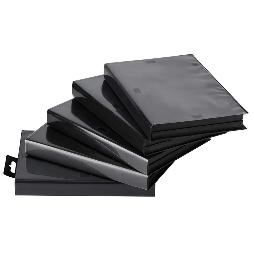 5PCS Game Card Storage Case for Sega Game Cartridge Empty Shell Box Protectors Case Replacement Accessories wear-Resistant to Store Game cartridges for Game Machines Black