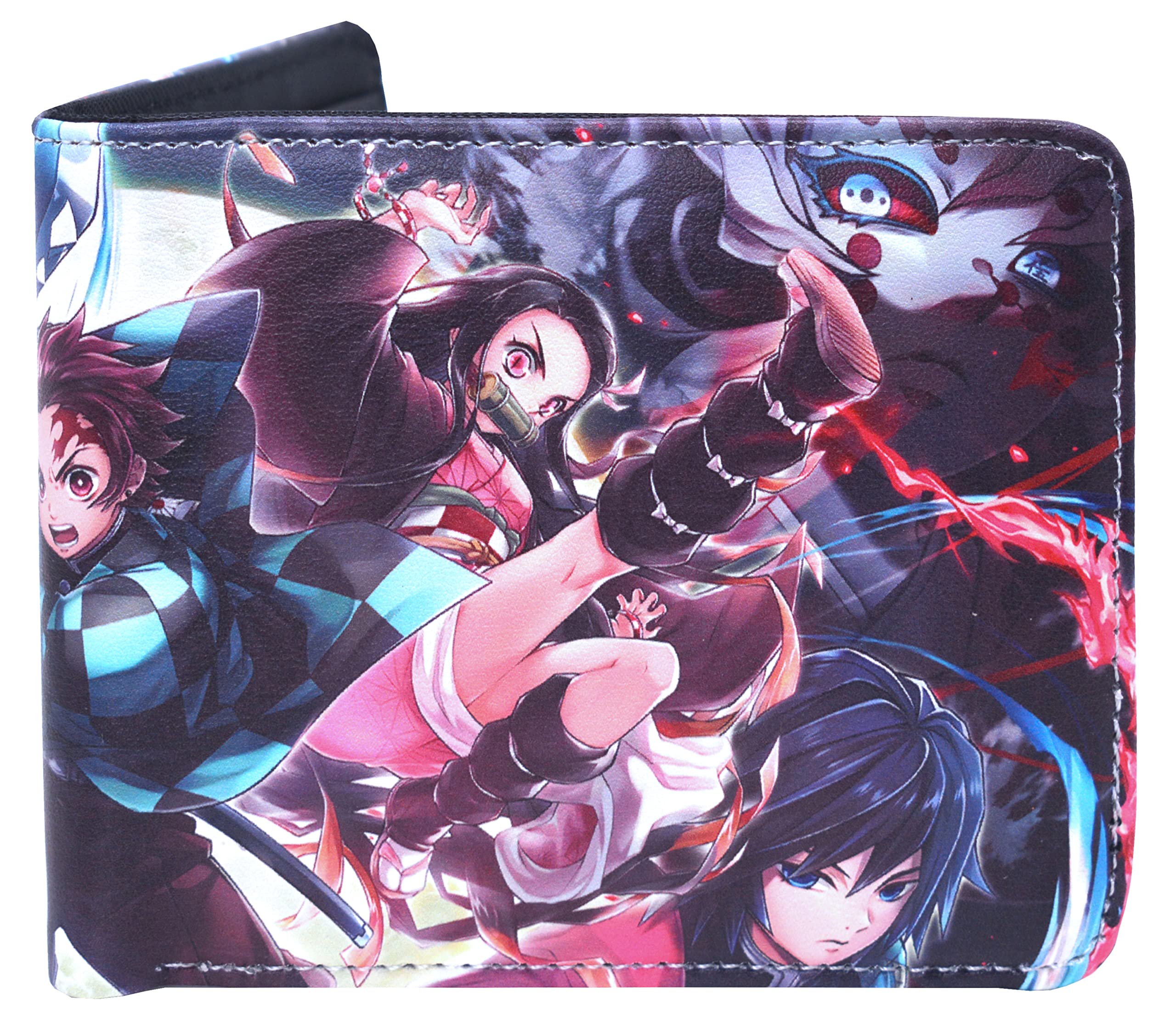 Amatensu Anime Characters Kamado Tanjirou Wallet Kamado Nezuko Wallet Agatsuma Zenitsu Wallet Hashibira Inosuke Wallet Tomioka Giyuu Wallet O