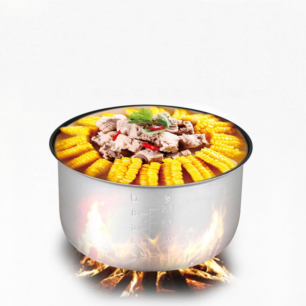 1pc Cooker Inner Pot Rice Cooker inside Pot Non Stick Pressure Cooker Pot Baking Cake Pot Mold Cooking Pots Rice Cooker Inner Pot for Home Kitchen