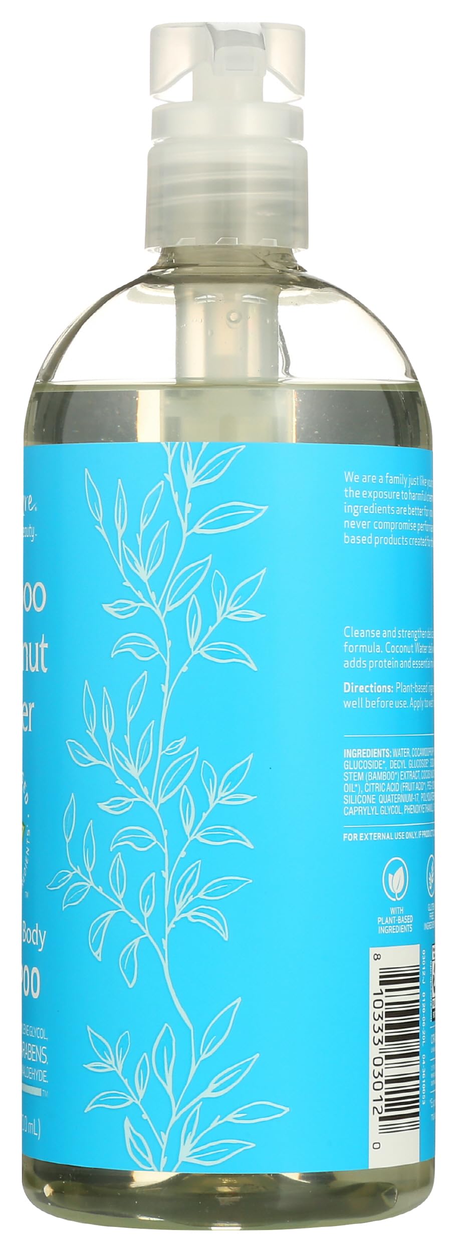RENPURE Bamboo Coconut Water Shampoo, 24 FZ