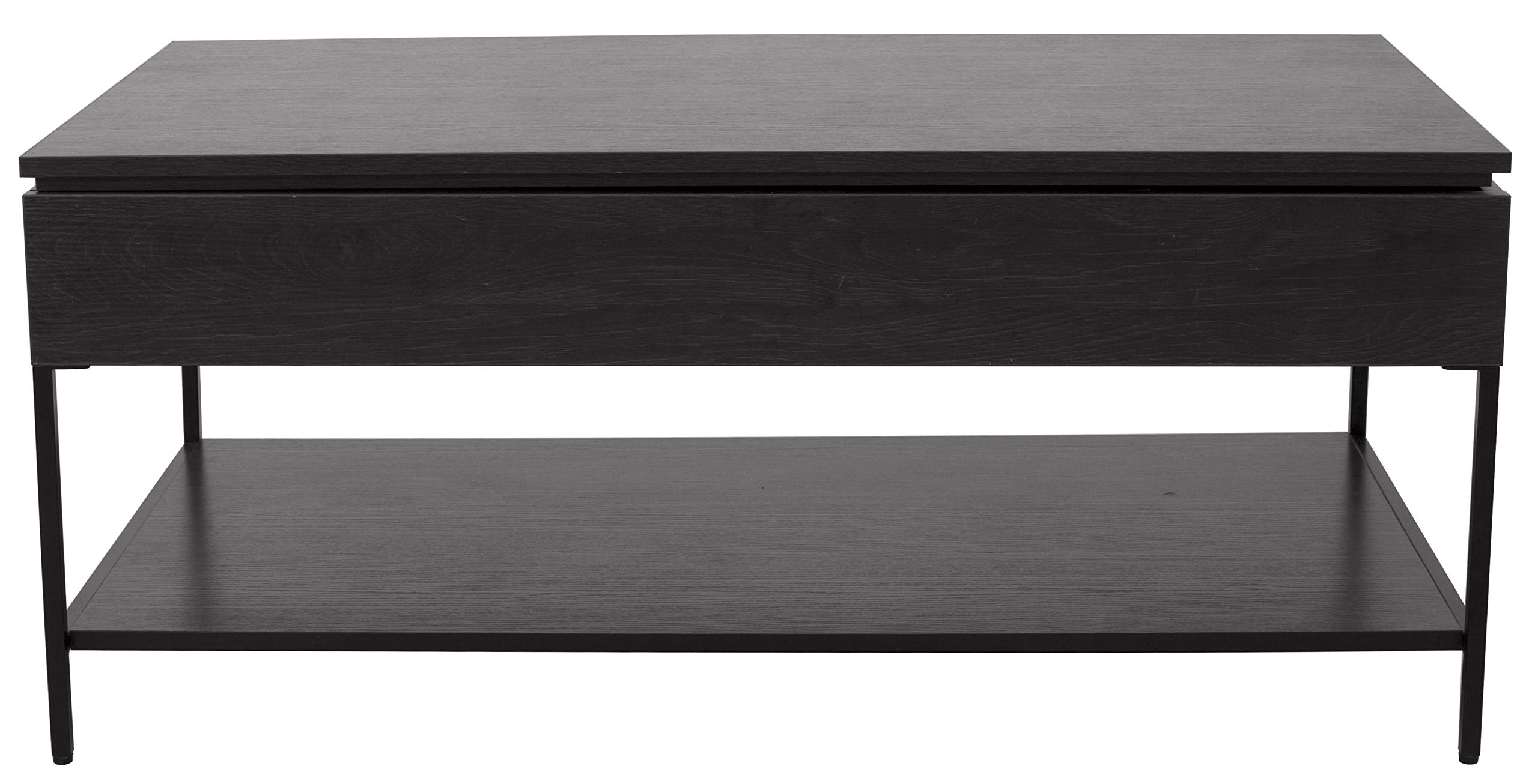 Amazon Brand - Ravenna Home Heights Wood Lift Top Storage Coffee Table, Rectangular, Espresso, 23.6"D x 43.3"W x 16.5"H