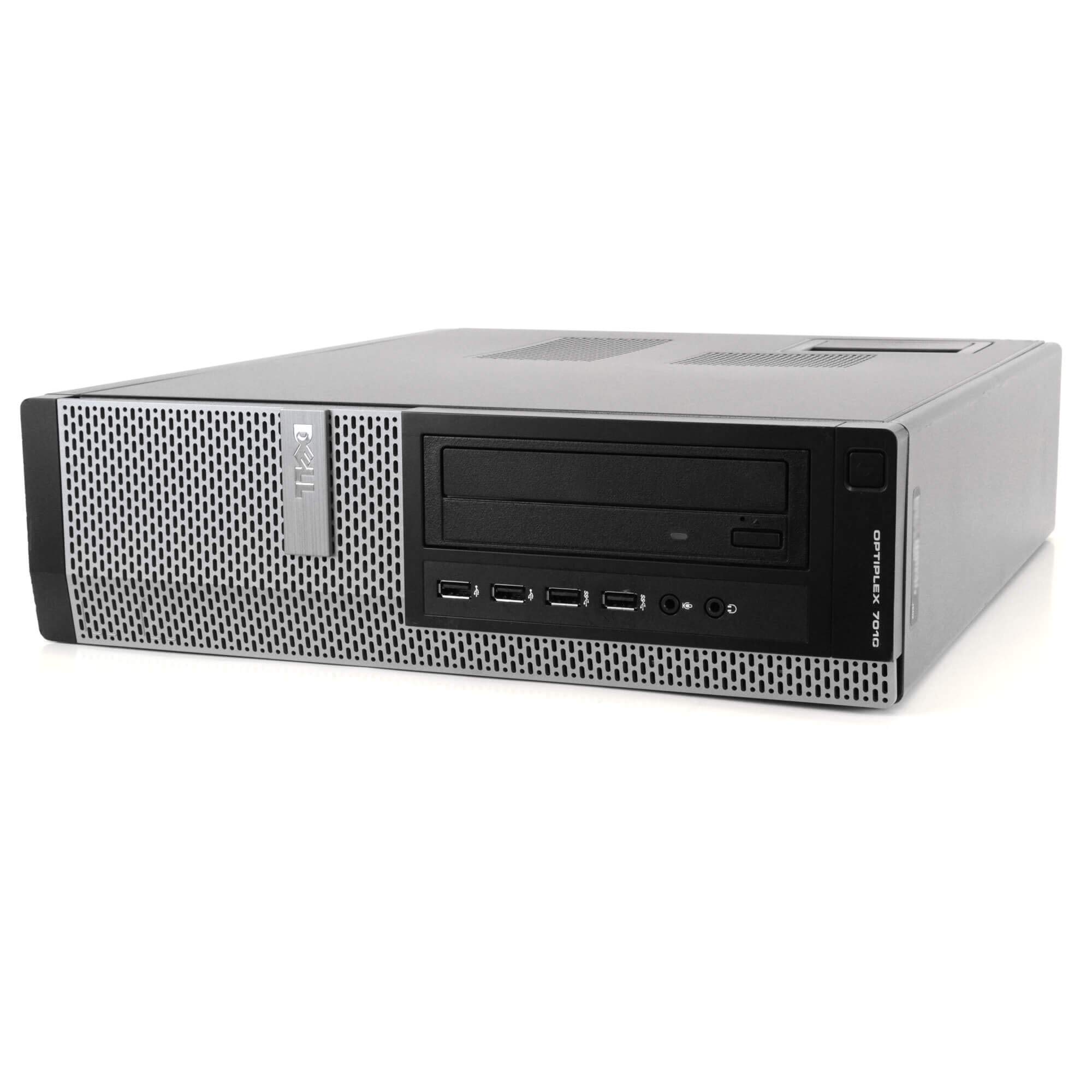 Dell OptiPlex 7010 PC Desktop Computer, Intel i5-3470 3.2GHz CPU, 16GB RAM, 512GB SSD, Windows 10 Home, 24 LCD Monitor, Wireless Keyboard & Mouse, DVD, New 16GB USB Flash Drive, USB WiFi (Renewed)