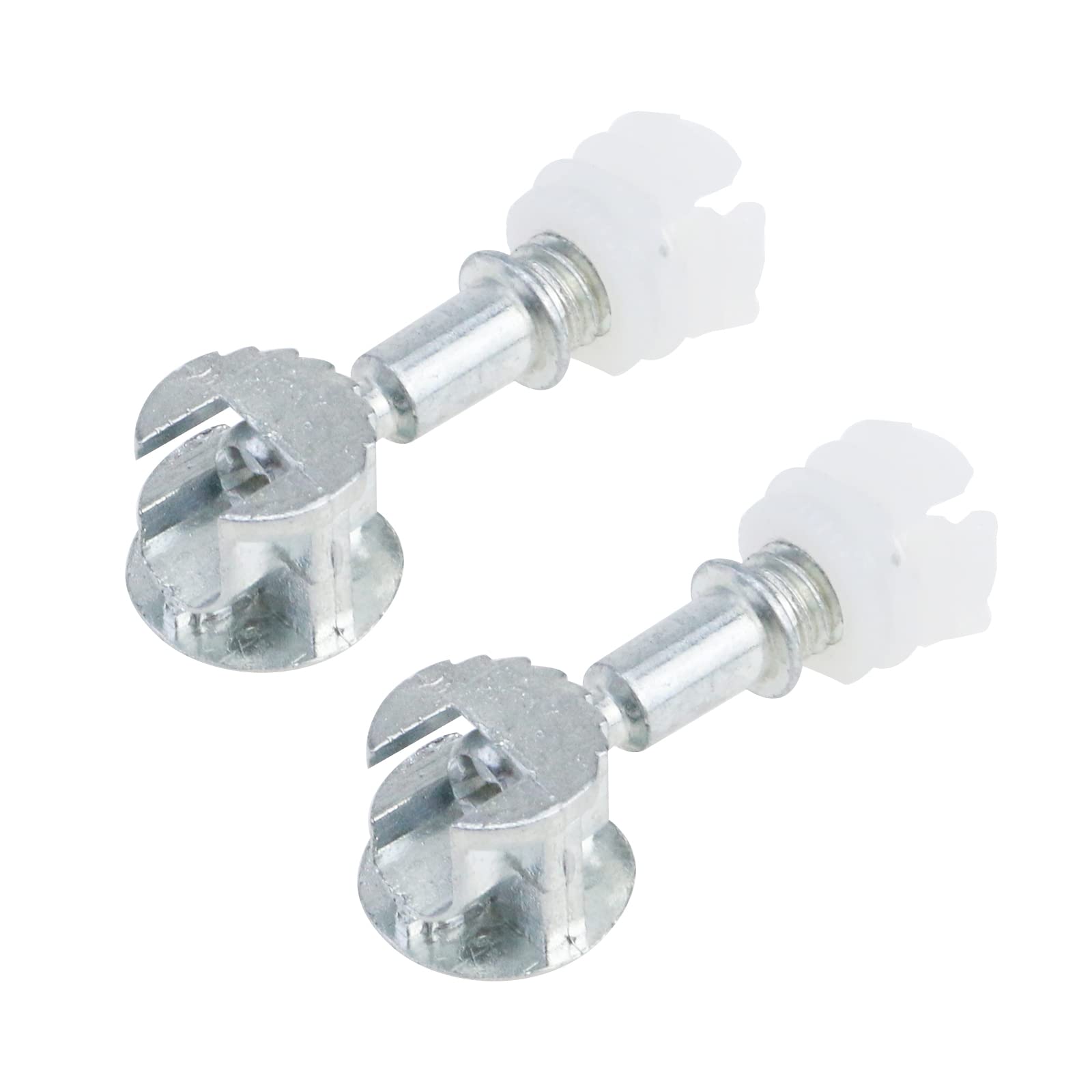 Antrader Furniture Side Knock Down Furniture Cam Lock Connecting Fitting Pre-inserted Nut Dowels connector Assembly 30 Sets (812 Fitting+25mm Fitting Screw+Open colloid)