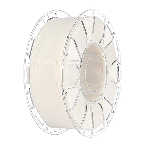 2PCS Upgraded Tempered Glass Plate with Bed Clips and Comgrow 3D Printer PLA Filament 1KG 1.75mm Spool White Color