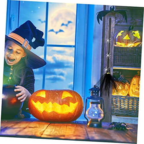 1Pc Halloween Broom Witch Accessories for Women Witch Broom Halloween Kids Broom Props Halloween Wizard Broom Kids Decor Halloween Small Broom Make up Child Costumes Plastic