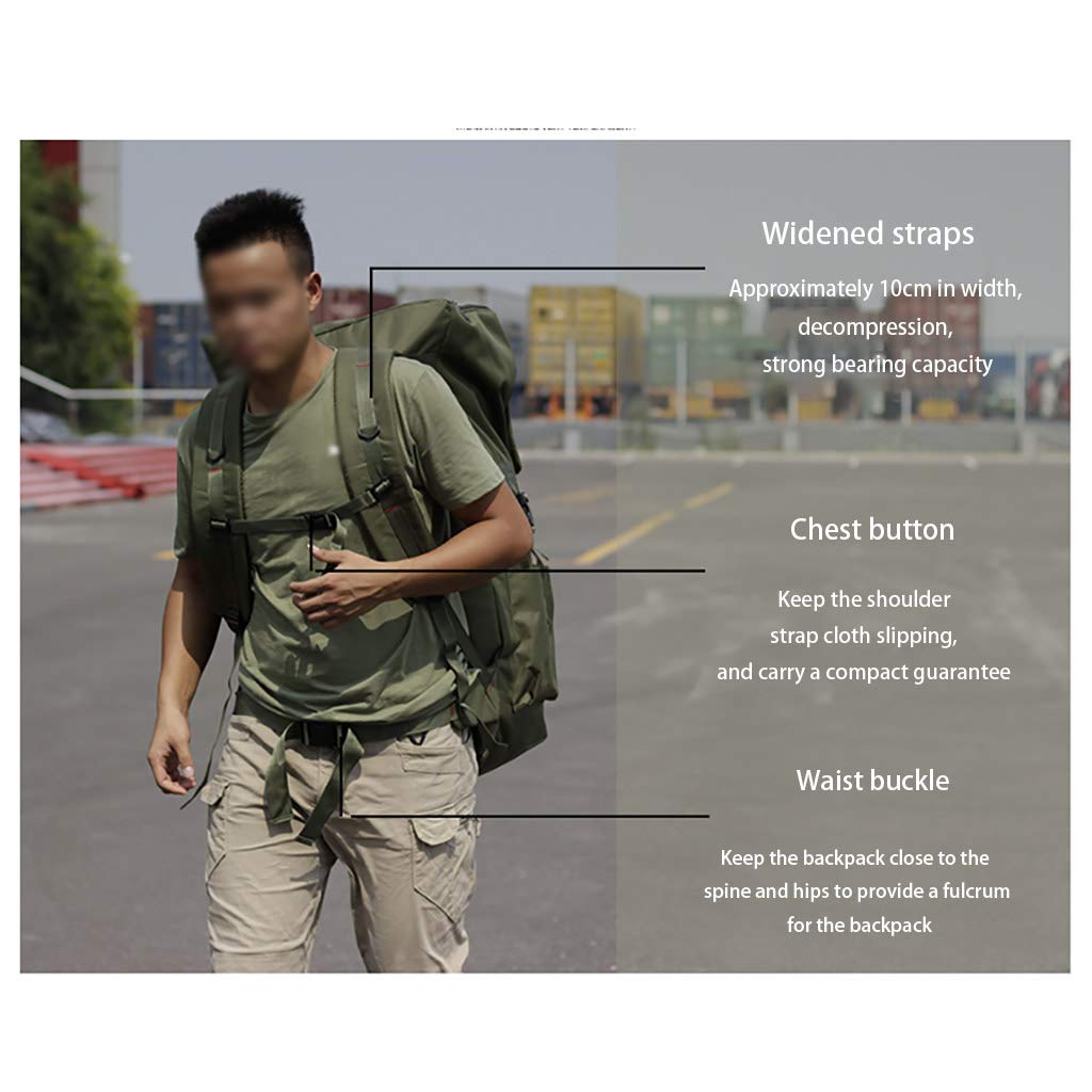120L Tactical Hiking Daypack, large capacity,Hiking Backpack for Outdoor Camping,Widened shoulder strap design to relieve stress for Climbing Camping Touring,A