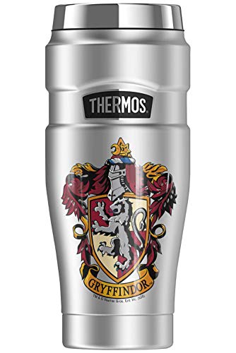 THERMOS Harry Potter Gryffindor House Crest, STAINLESS KING Stainless Steel Travel Tumbler, Vacuum insulated & Double Wall, 16oz