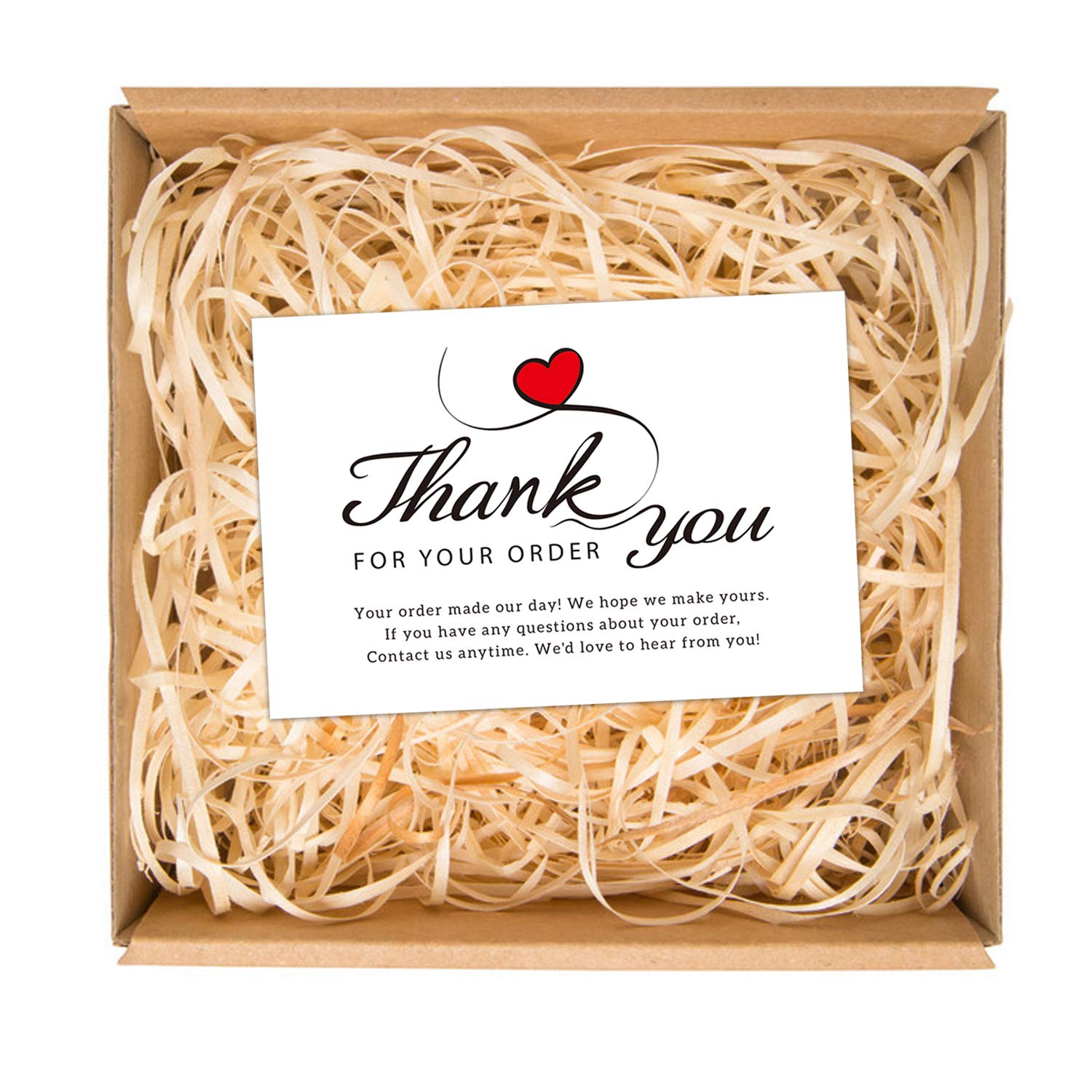 50 PCS Thank You for Your Order Cards - Customer Thank You Cards-Postcards Purchase Inserts to Support Small Business, Package Insert 4X6 Inches.
