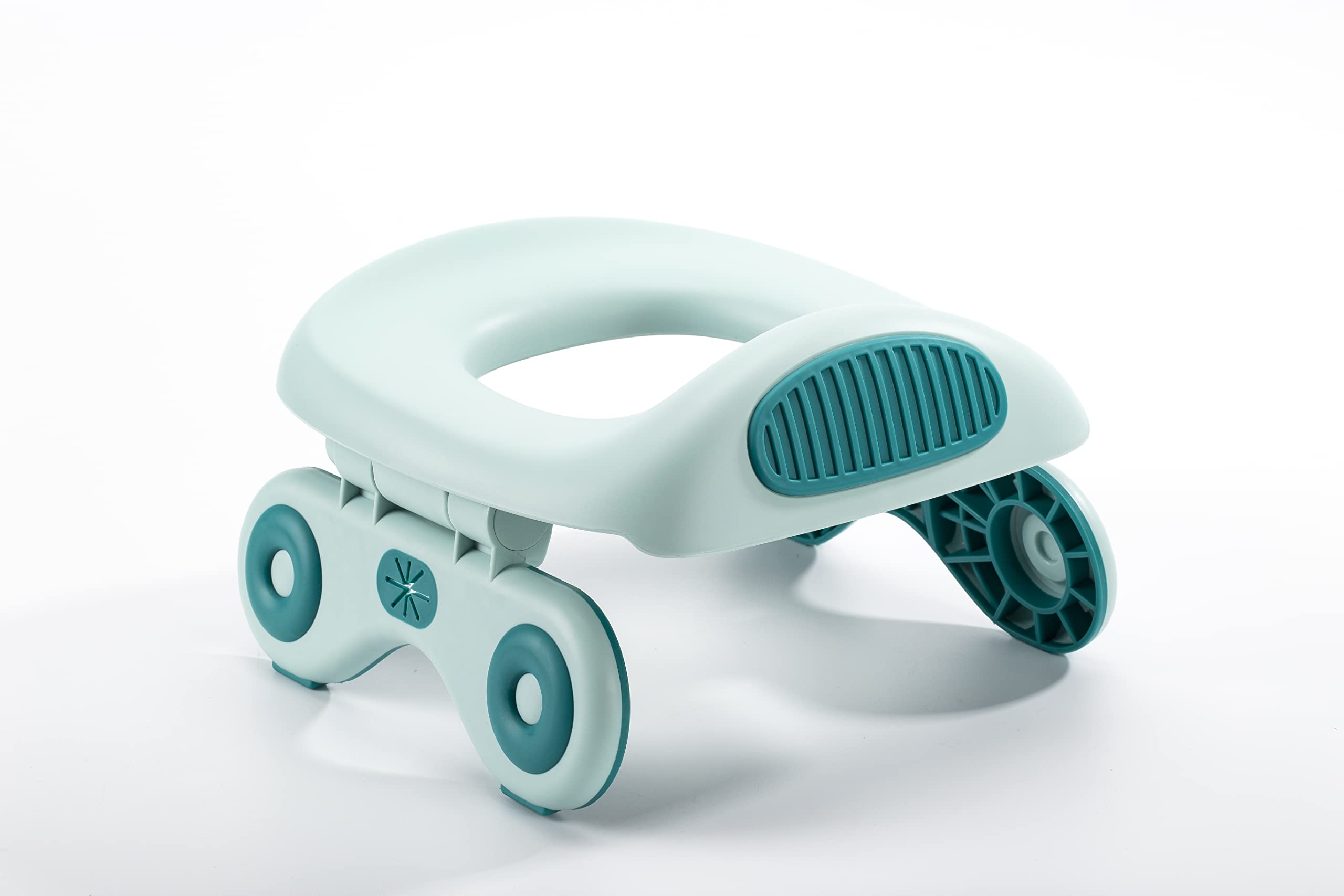 Neobum 3-in-1 Travel Potty Trainer Seat for Toddler Kids Foldable -Super Light, Easy to use, Sturdy, Roll of Potty Liners Included
