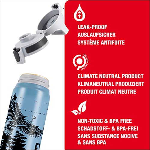 SIGG - Kids Water Bottle - WMB ONE Eagle - Leakproof - Lightweight - BPA Free - Sports & Bike - 20 Oz