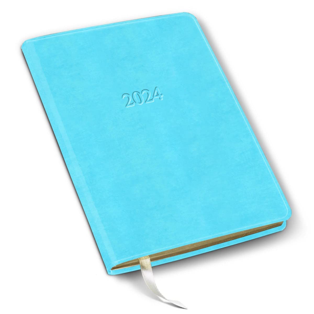 2024 Gallery Leather Academic Planner - Acadia Navy - 9x7"