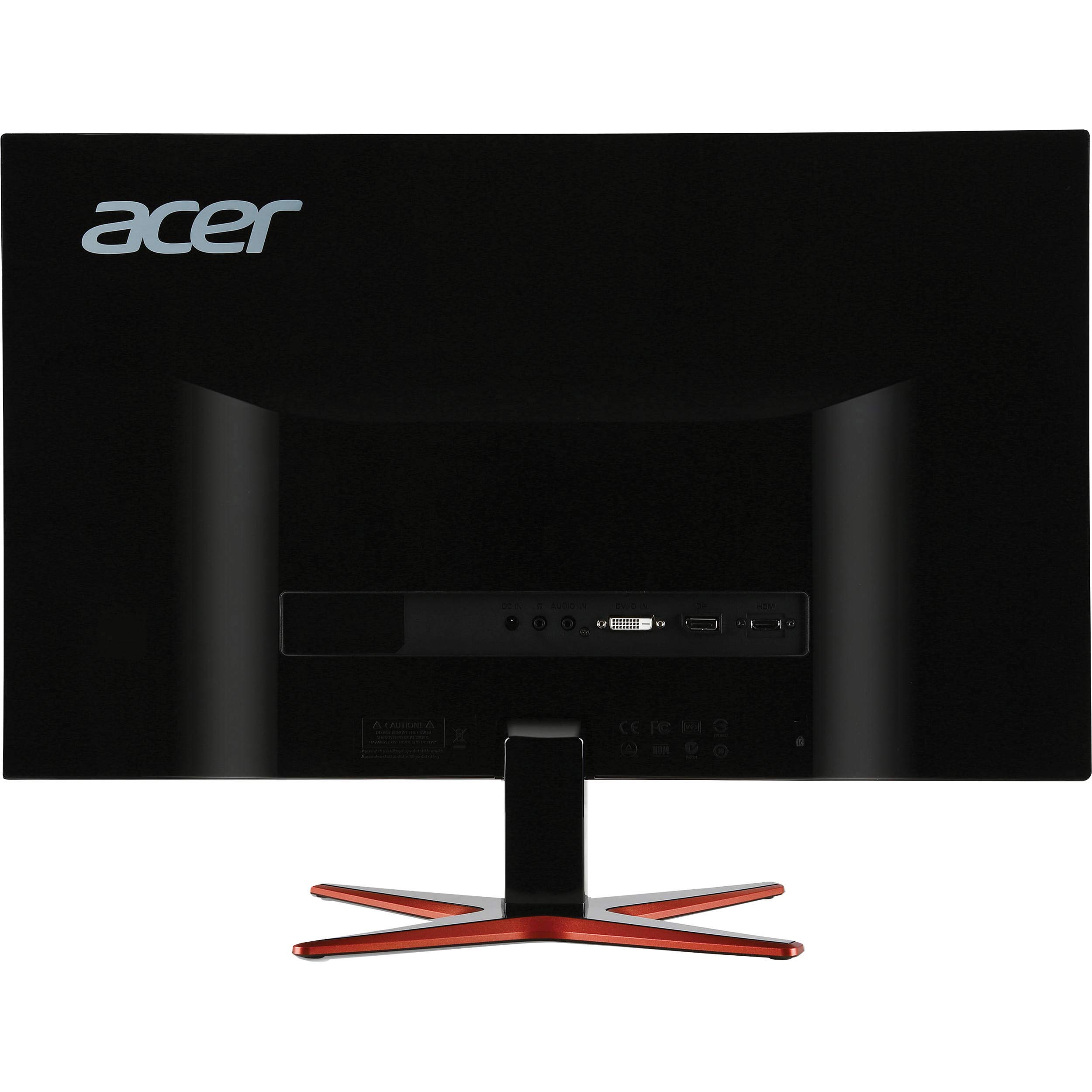 Acer LCD Widescreen Monitor, 27in Display, WQHD Screen, Free Sync, 1 ms, LED (Renewed)