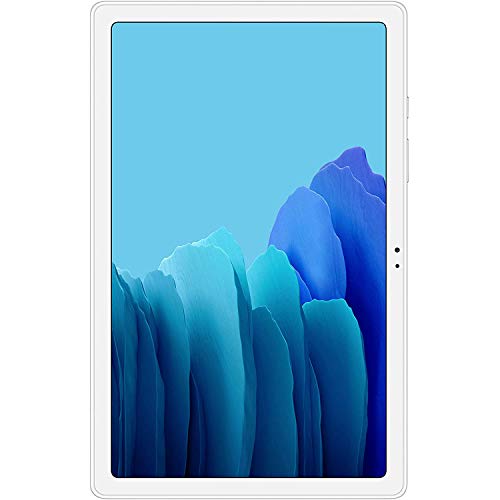 SAMSUNG 2020 Galaxy Tab A7 10.4β Inch 32 GB Wi-Fi Android 10 Touchscreen International Tablet (Silver) Bundle β Slim Trifold Hard Shell Case and 32GB Micro SD Card