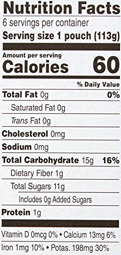 Amazon Brand - Mama Bear Organic Vegetarian Baby Food Pouch, Apple, Sweet Potato, 4 ounce (Pack of 1)