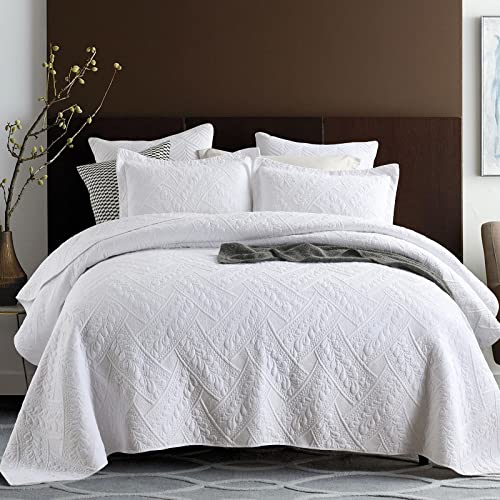 Brandream 6-Piece Quilt Bedding Set King Size 100% Cotton Birds Rustic Bed in A Bag