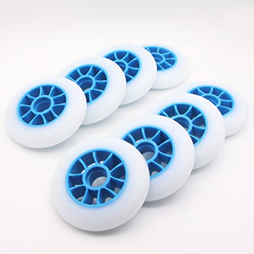 Z-FIRST 8 Pack 110mm Inline Roller Skate Wheels 85A Premium Replacement for Rollerblade Wheels